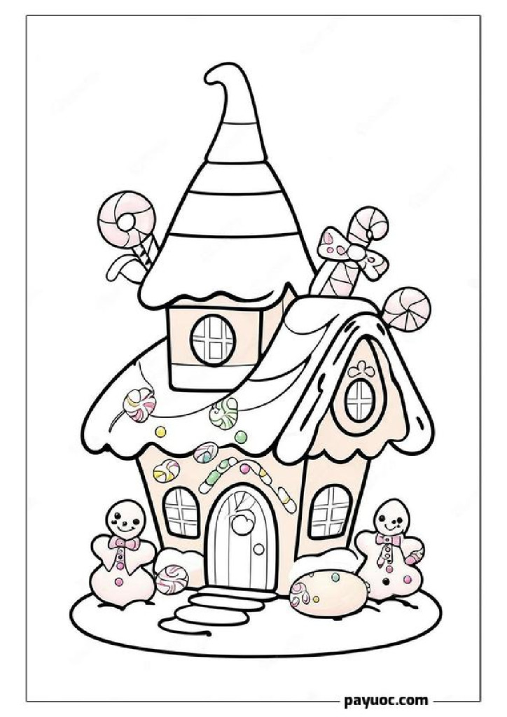 20+ Anime Christmas Coloring Pages (FREE PDFs)