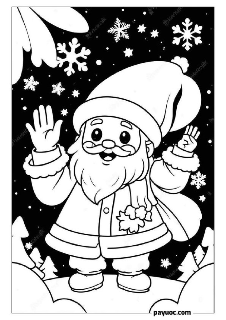 20+ Anime Christmas Coloring Pages (FREE PDFs)