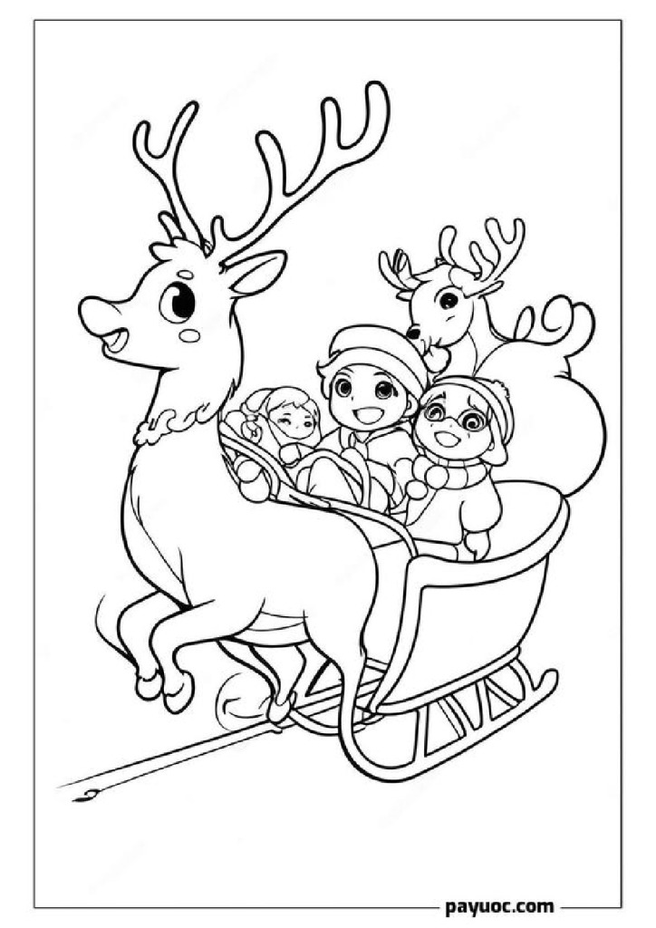 20+ Anime Christmas Coloring Pages (FREE PDFs)