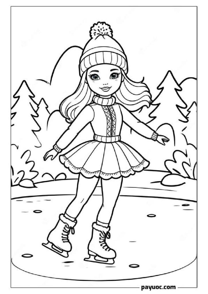 20+ Barbie Christmas Coloring Pages (FREE PDFs)