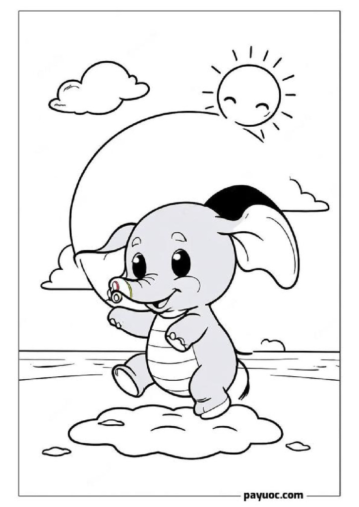 20+ Disney Beach Coloring Pages (FREE PDFs)