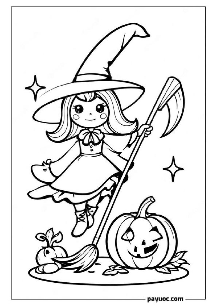 15+ Witch's Legs Halloween Coloring Pages (FREE PDFs)