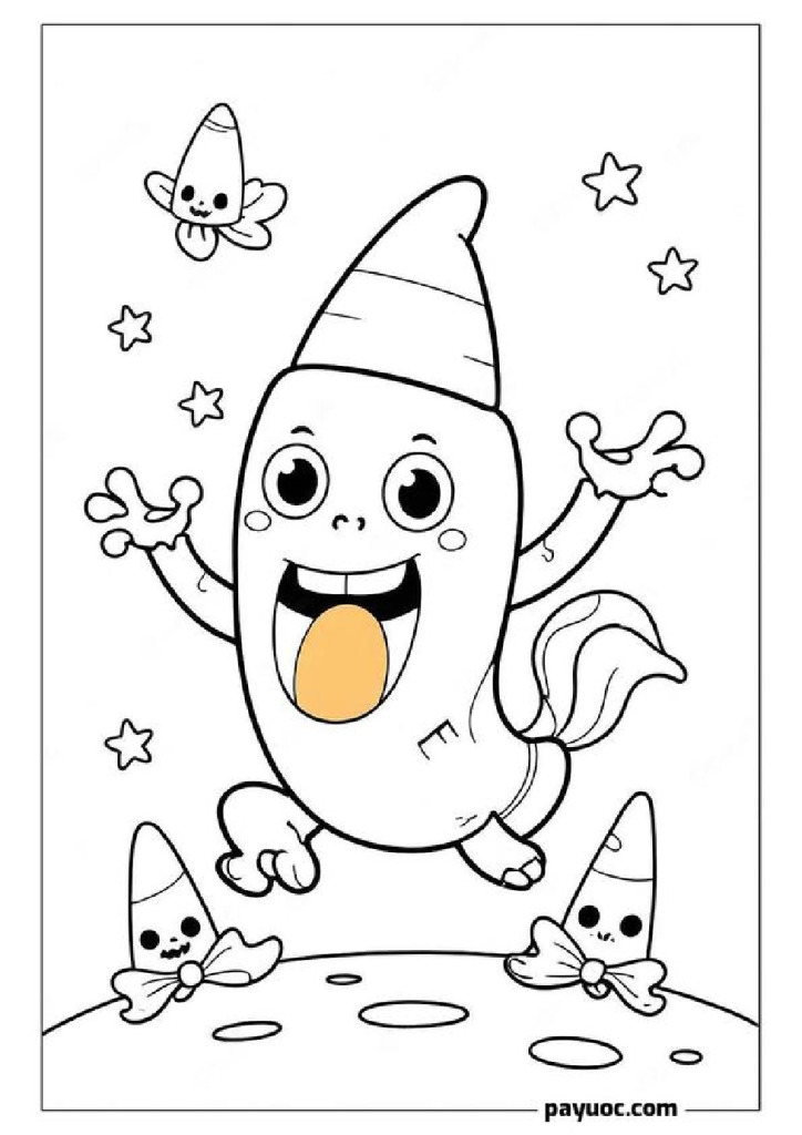 15+ Halloween Candy Corn Coloring Pages (FREE PDFs)