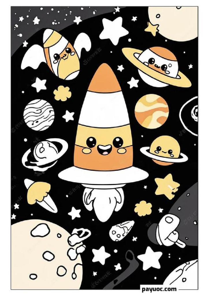 15+ Halloween Candy Corn Coloring Pages (FREE PDFs)