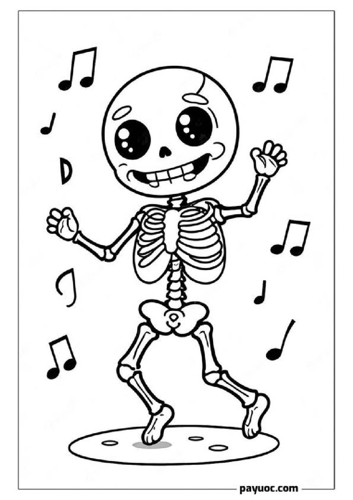 20+ Cute Chibi Halloween Coloring Pages (FREE PDFs)