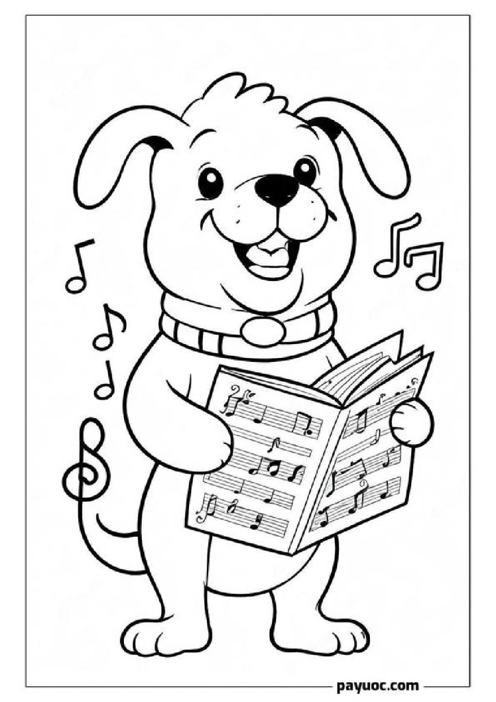 20+ Christmas Dog Coloring Pages (FREE PDFs)