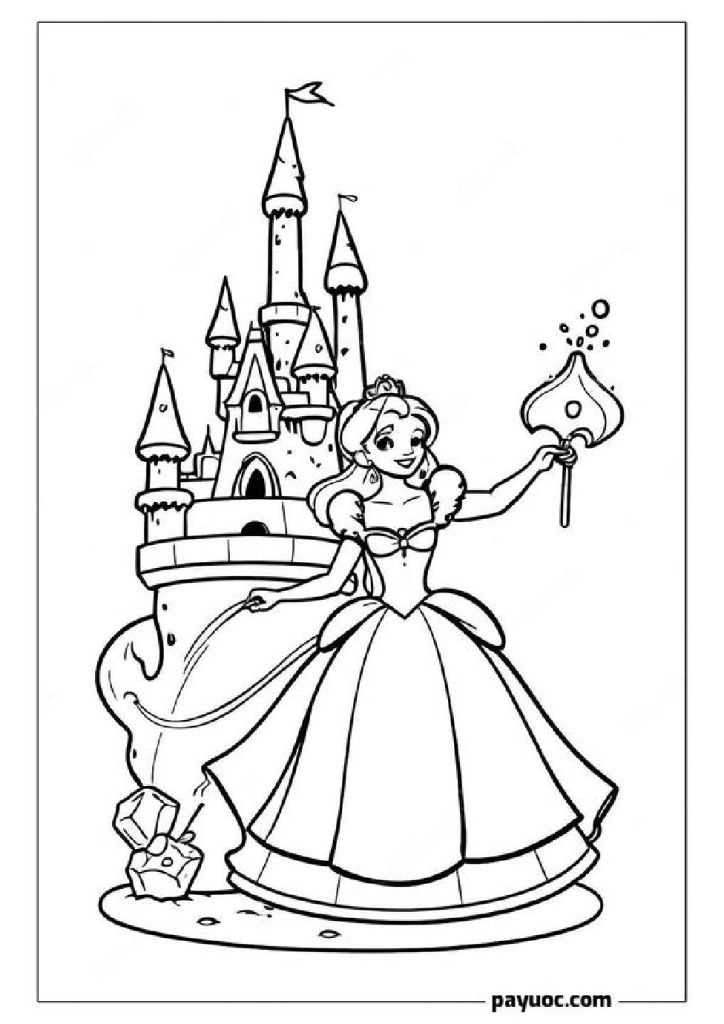 20+ Disney Beach Coloring Pages (FREE PDFs)
