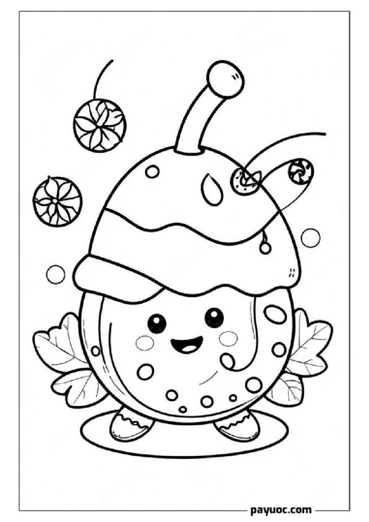 20+ Christmas Pudding Coloring Pages (FREE PDFs)