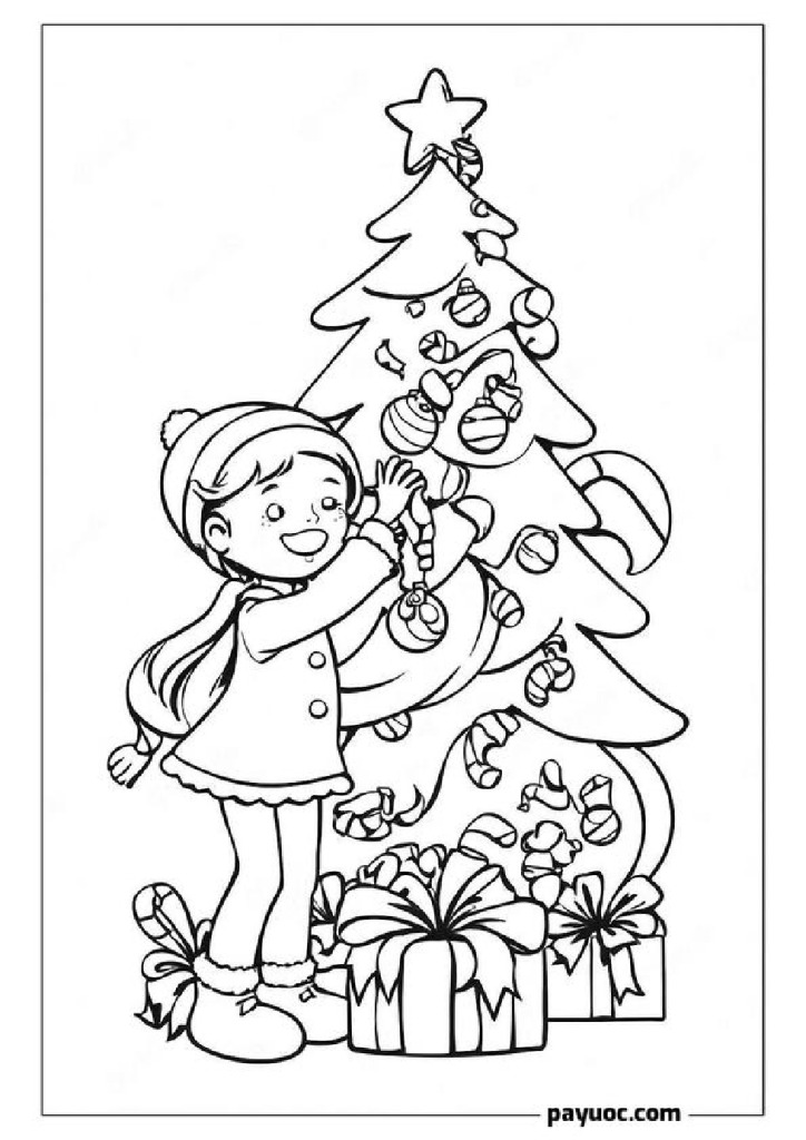 20+ Christmas Tree Coloring Pages (FREE PDFs)