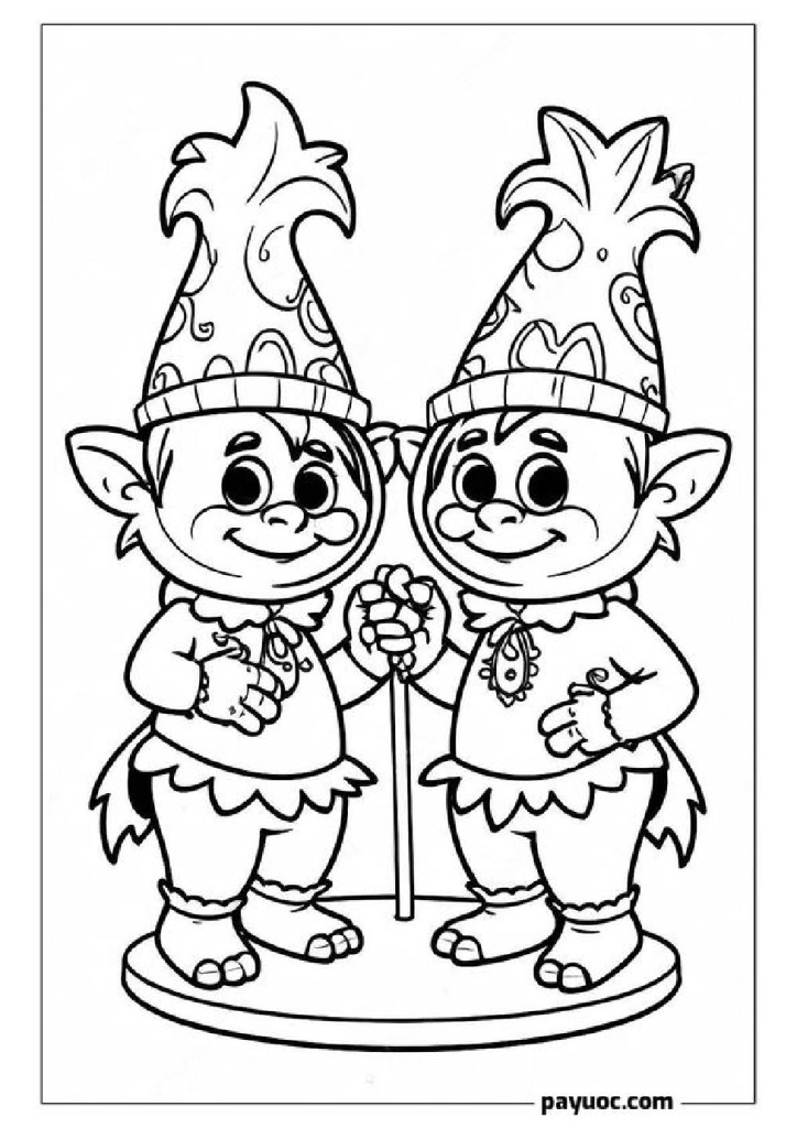 20+ Halloween Trolls Characters Coloring Pages (FREE PDFs)