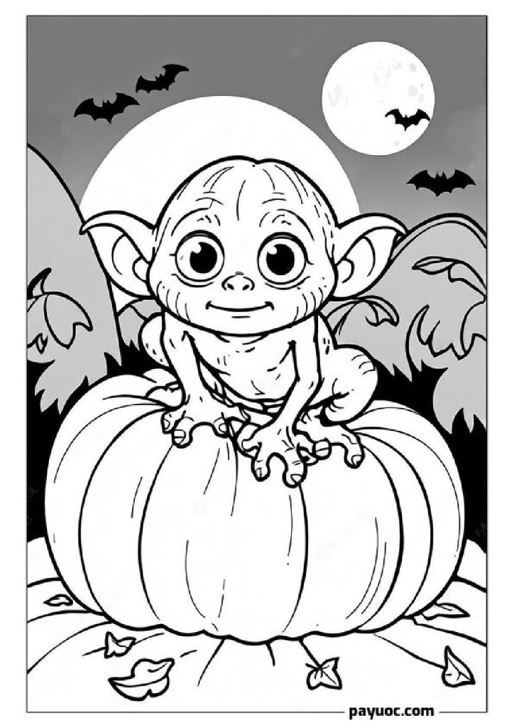 20+ Happy Halloween Lord of the Rings Coloring Pages (FREE PDFs)