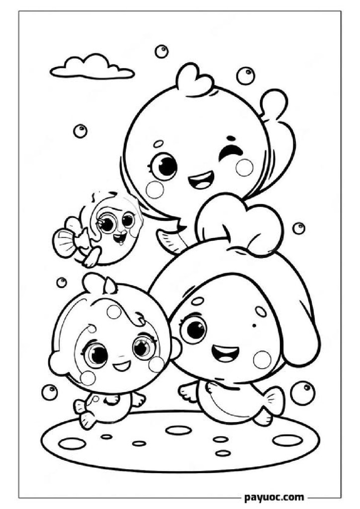 40+ Disney Bubble Guppies Coloring Pages (FREE PDFs)