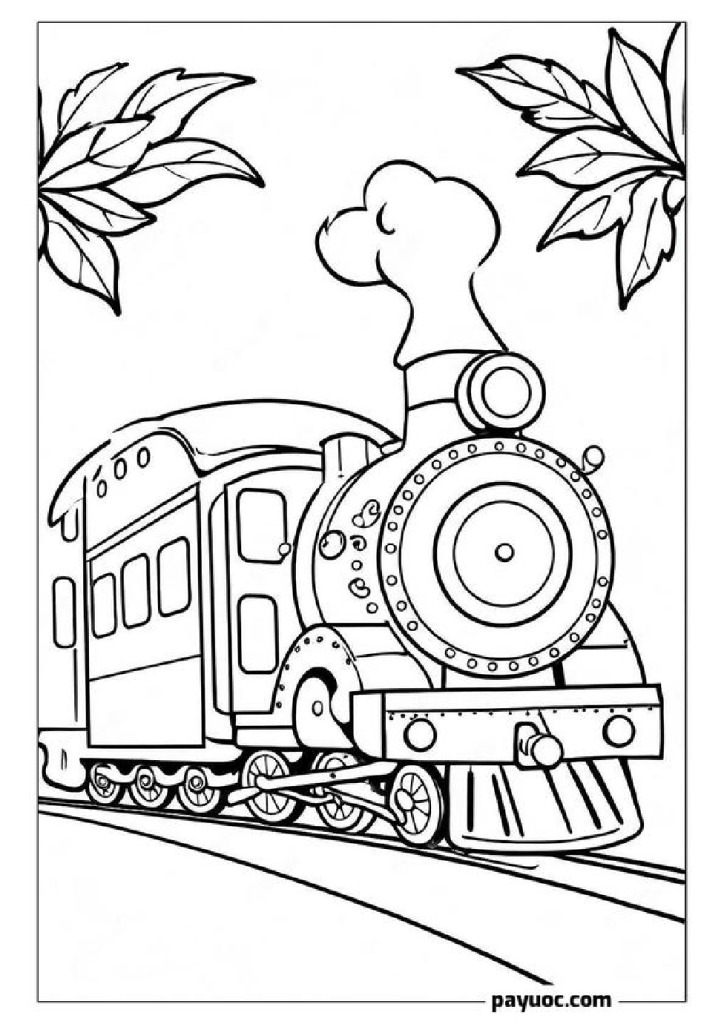 25+ Christmas Train Coloring Pages (FREE PDFs)