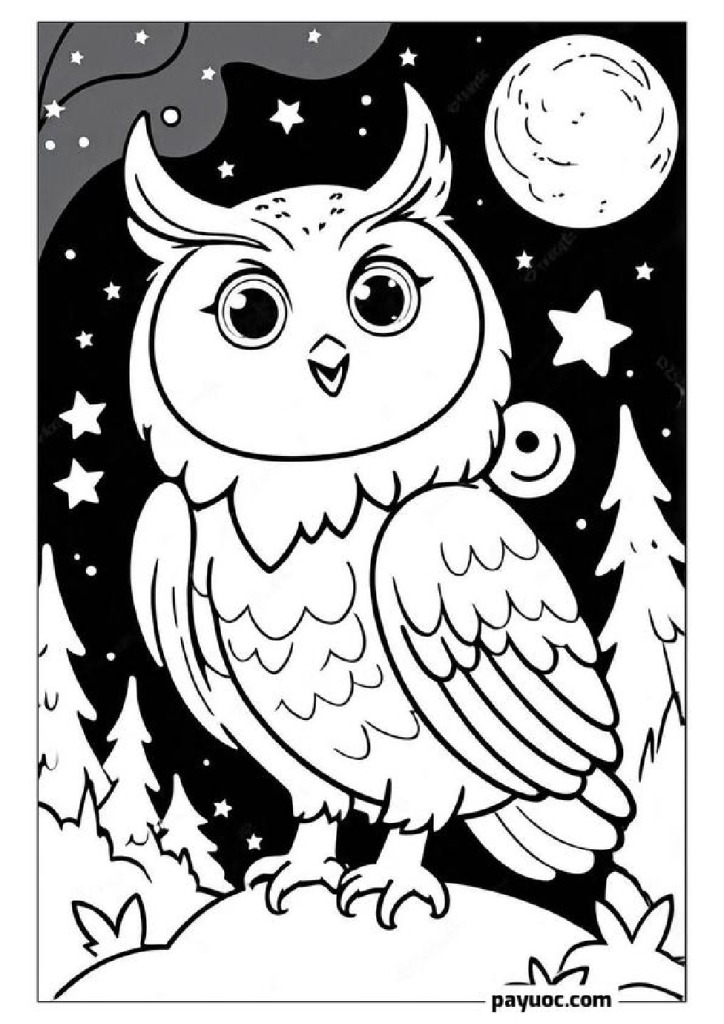 20+ Owl Halloween Coloring Page (FREE PDFs)