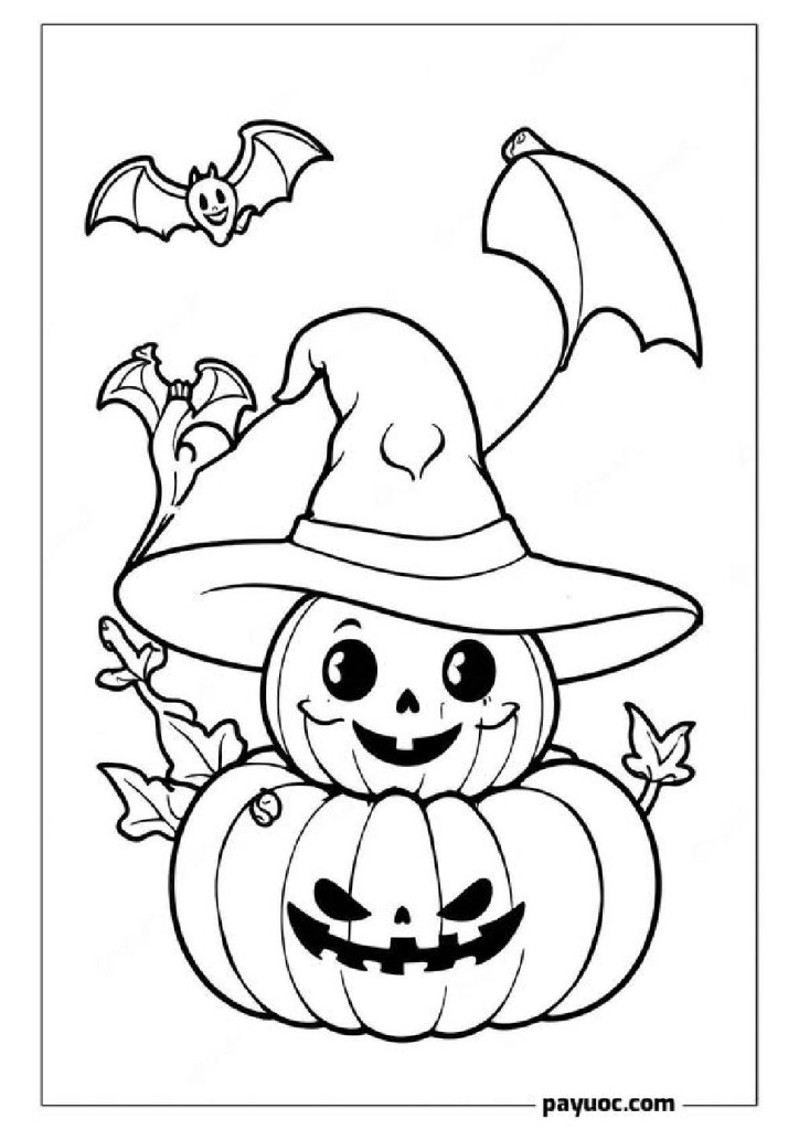 25+ Halloween Jack O'Lantern Coloring Pages (FREE PDFs)