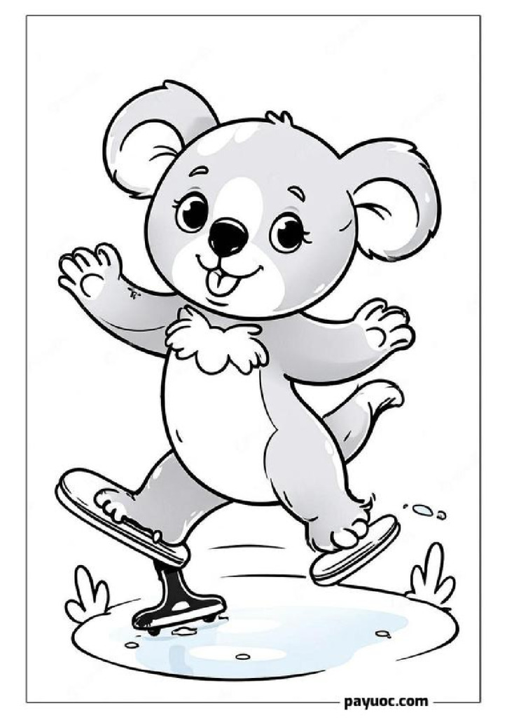 25+ Christmas Koala Coloring Pages (FREE PDFs)