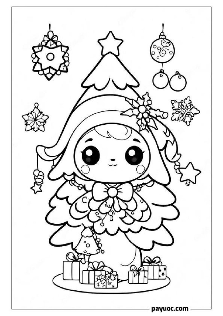 20+ Kuromi Christmas Coloring Pages (FREE PDFs)