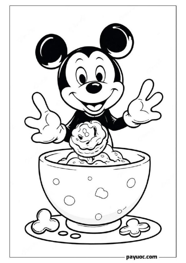 25+ Mickey Mouse Christmas Coloring Pages (FREE PDFs)