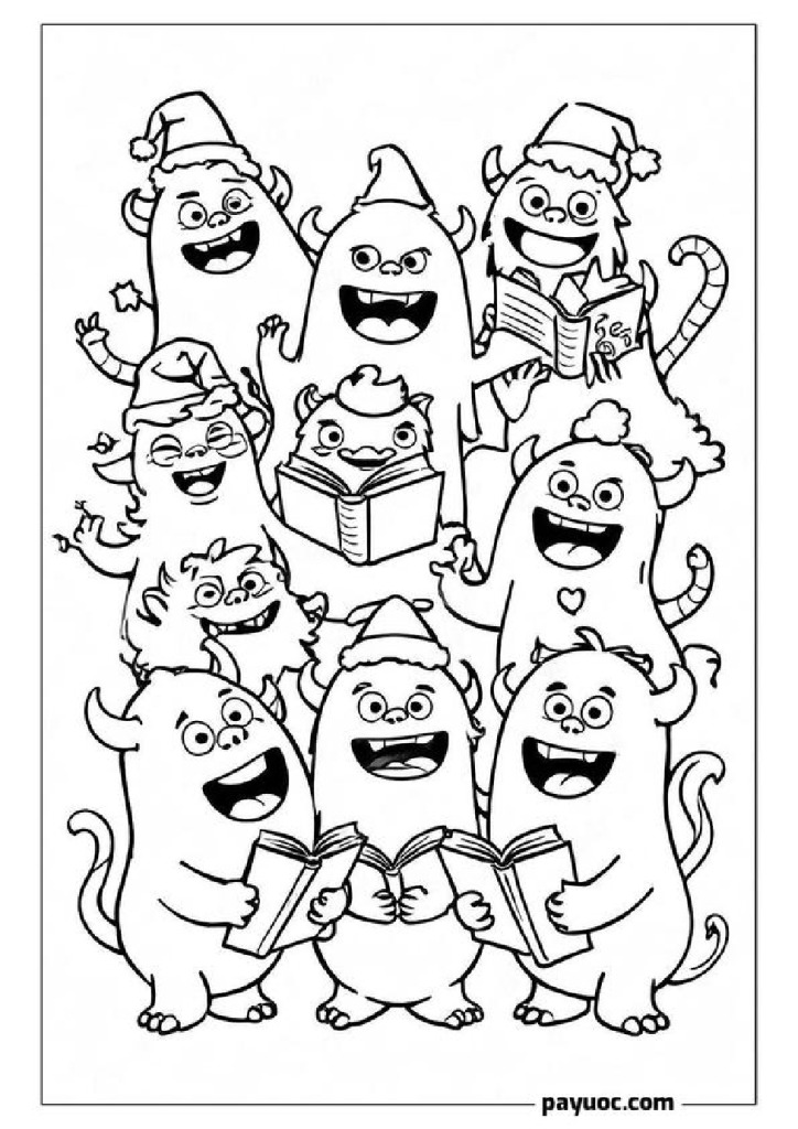 25+ Monster High Christmas Coloring Pages (FREE PDFs)