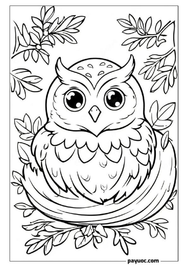 20+ Christmas Owl Coloring Pages (FREE PDFs)
