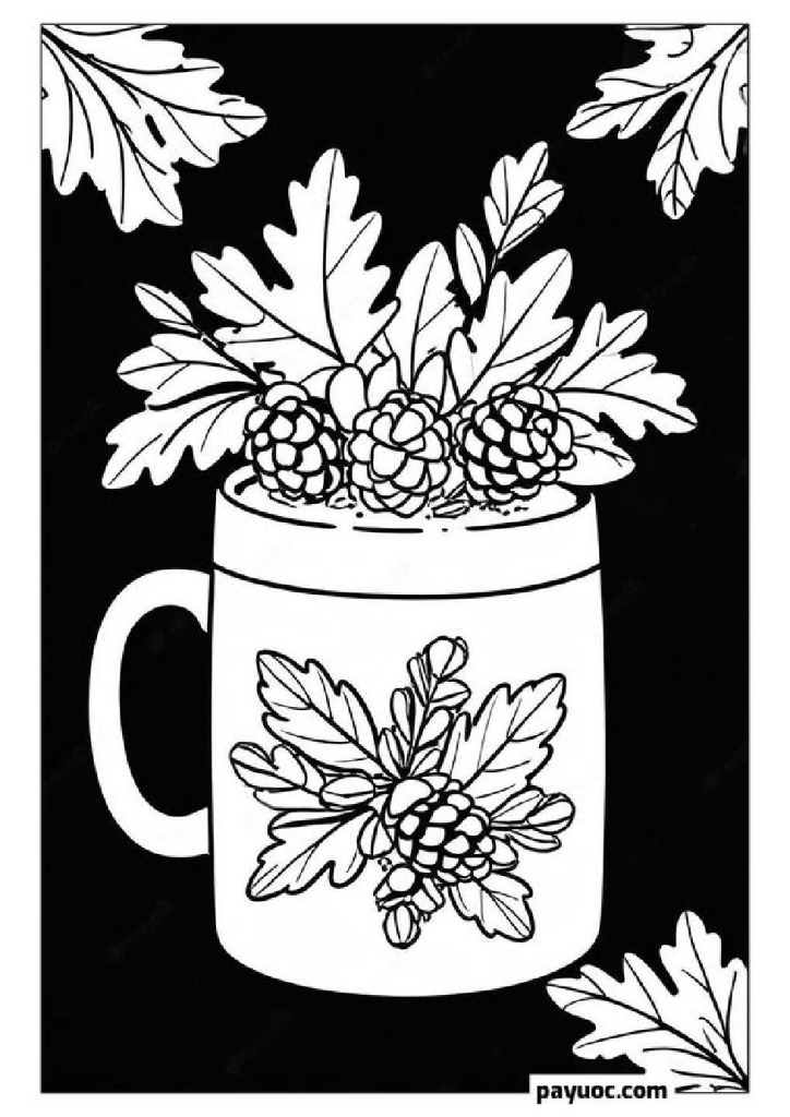15+ Christmas Mug Coloring Pages (FREE PDFs)