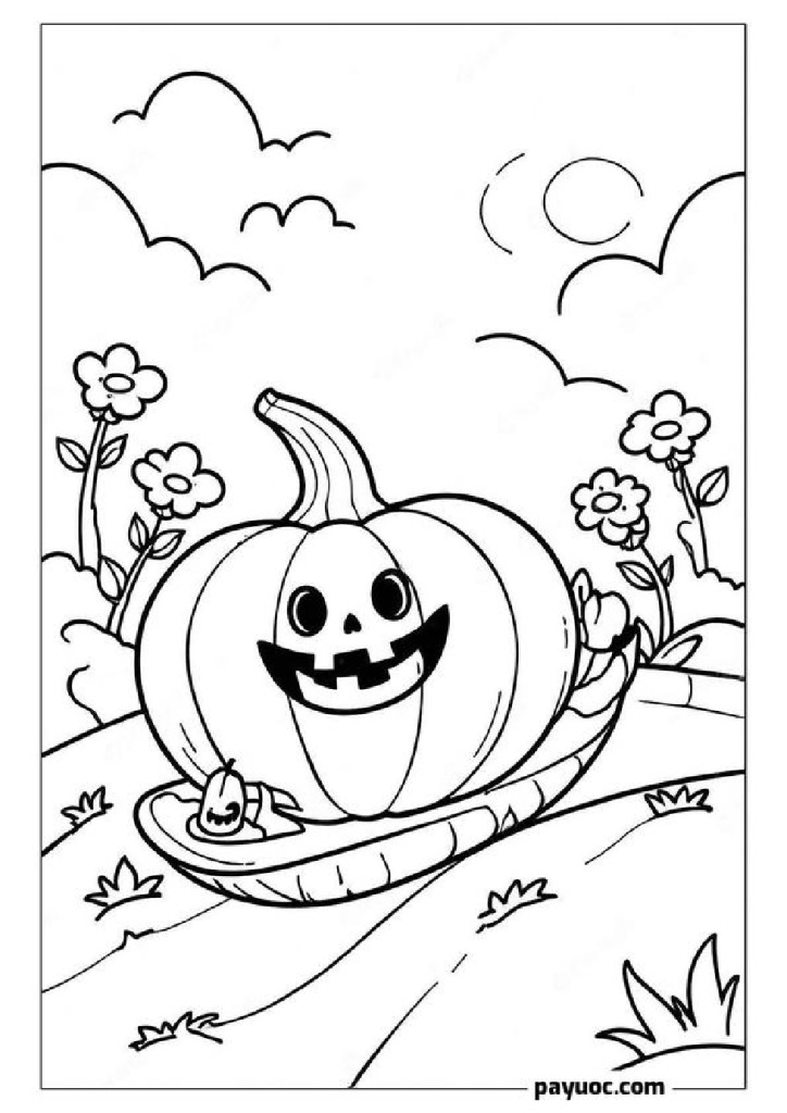 25+ Halloween Jack O'Lantern Coloring Pages (FREE PDFs)