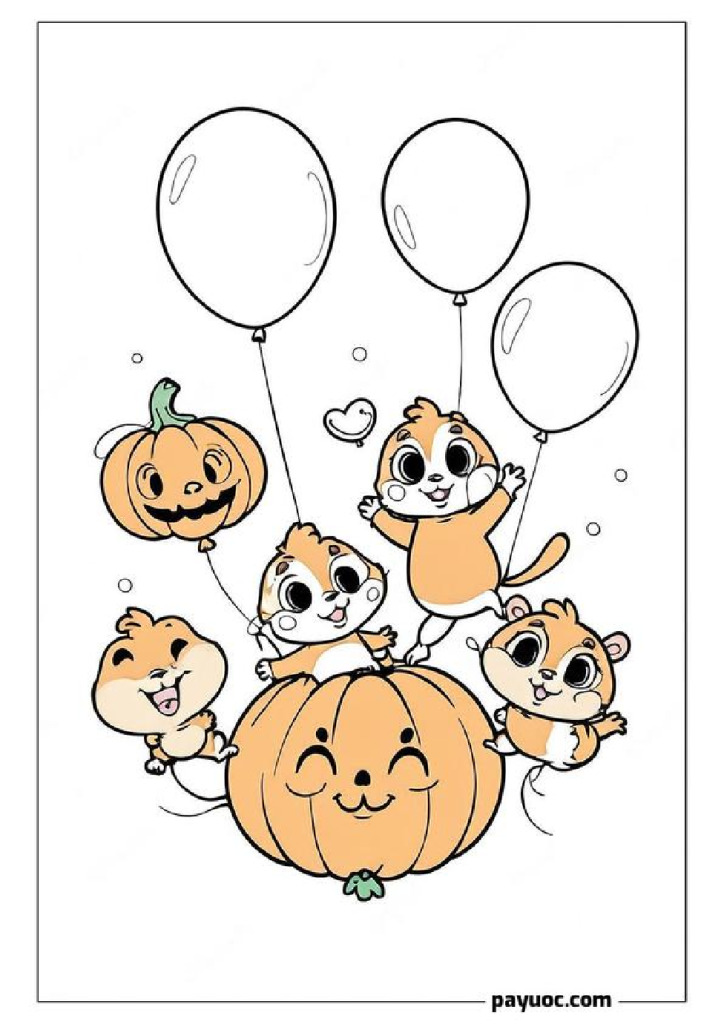 15+ Alvin and the Chipmunks Halloween Coloring Pages (FREE PDFs)
