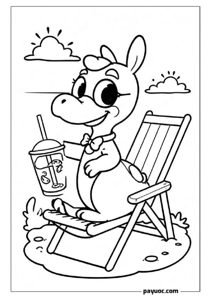 20+ Disney Beach Coloring Pages (FREE PDFs)
