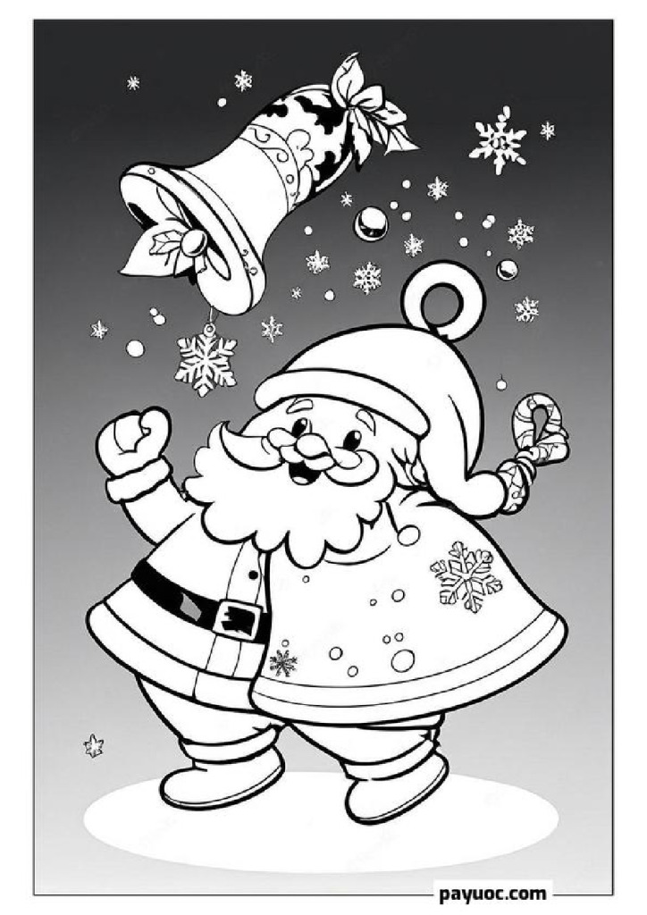 20+ Santa Claus Coloring Pages for Christmas (FREE PDFs)