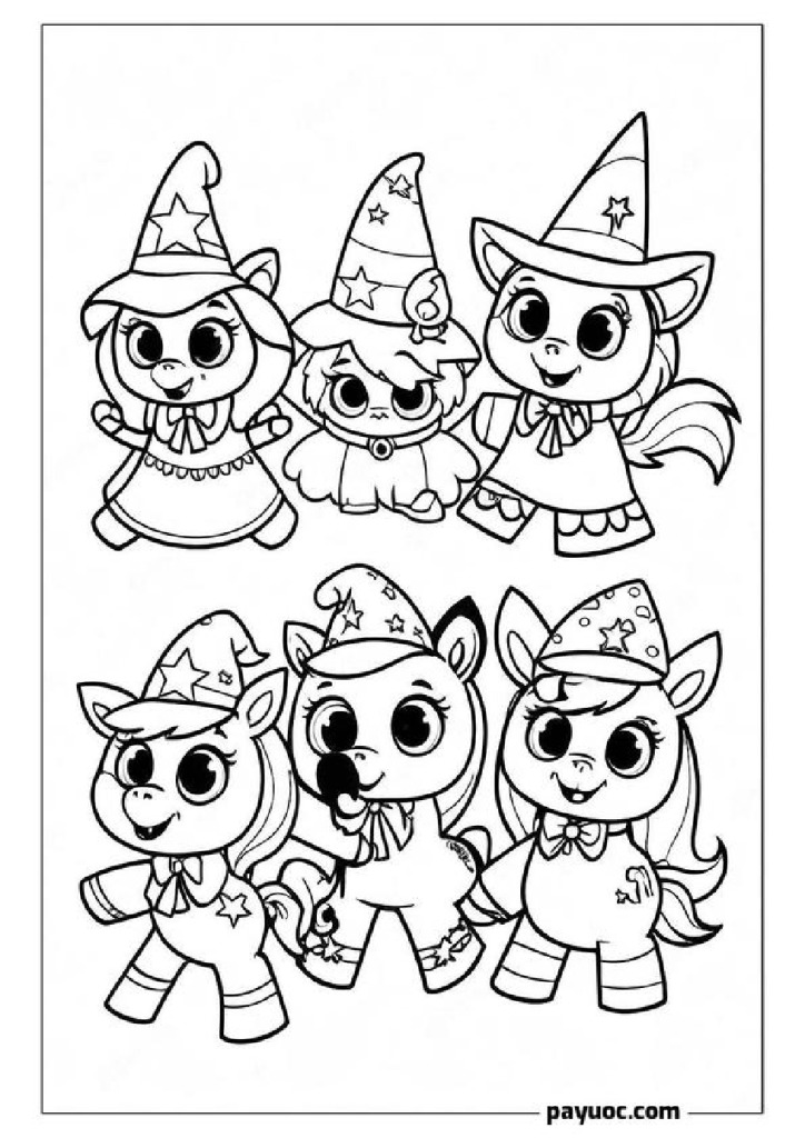 20+ My Little Pony Halloween Coloring Pages (FREE PDFs)