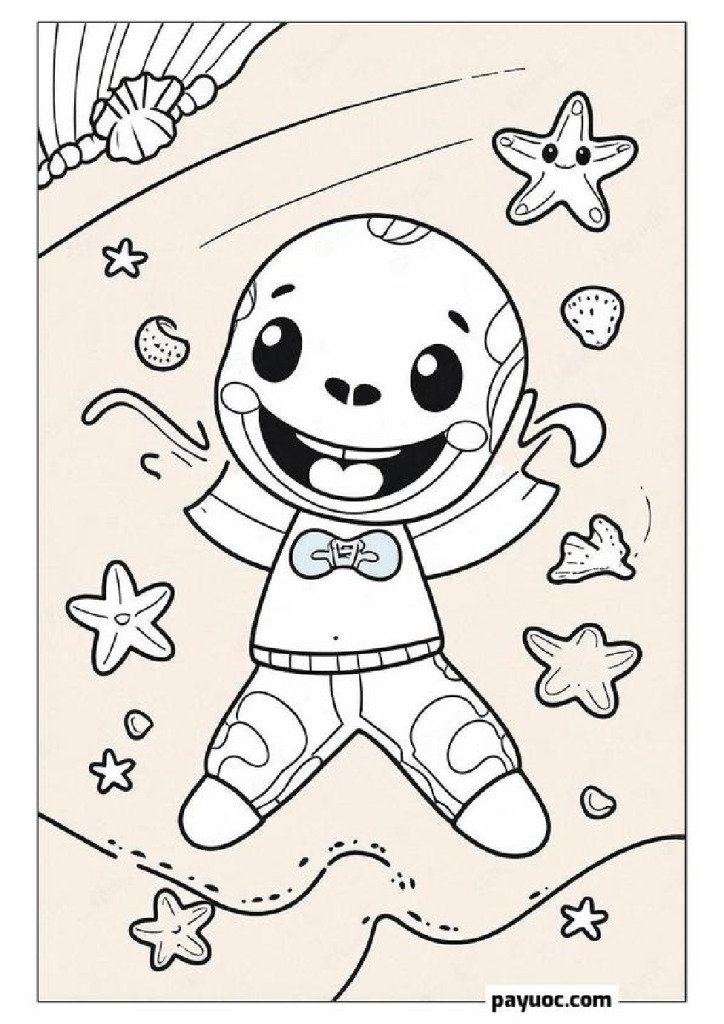 20+ Disney Beach Coloring Pages (FREE PDFs)