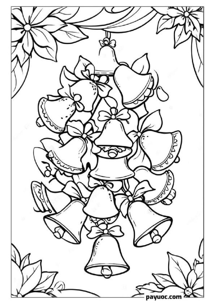 25+ Christmas Bell Coloring Pages (FREE PDFs)