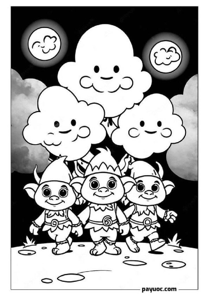 20+ Halloween Trolls Characters Coloring Pages (FREE PDFs)