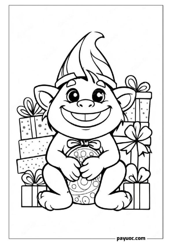 10+ Trolls Christmas Coloring Pages (FREE PDFs)