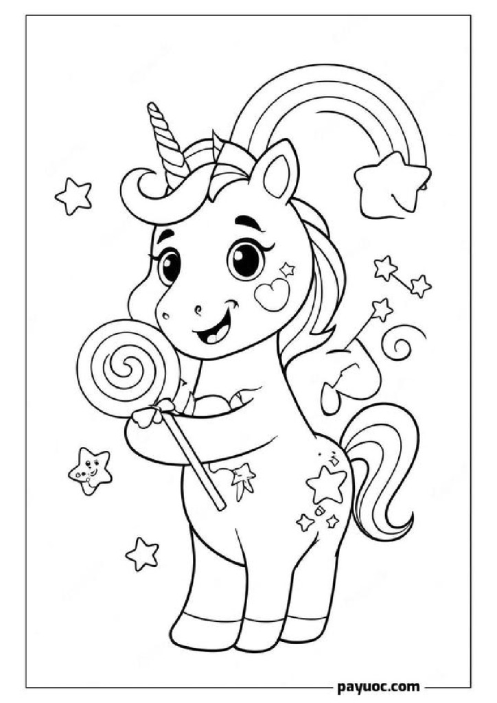 20+ Christmas Unicorn Coloring Pages (FREE PDFs)