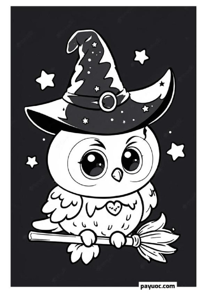 20+ Owl Halloween Coloring Page (FREE PDFs)