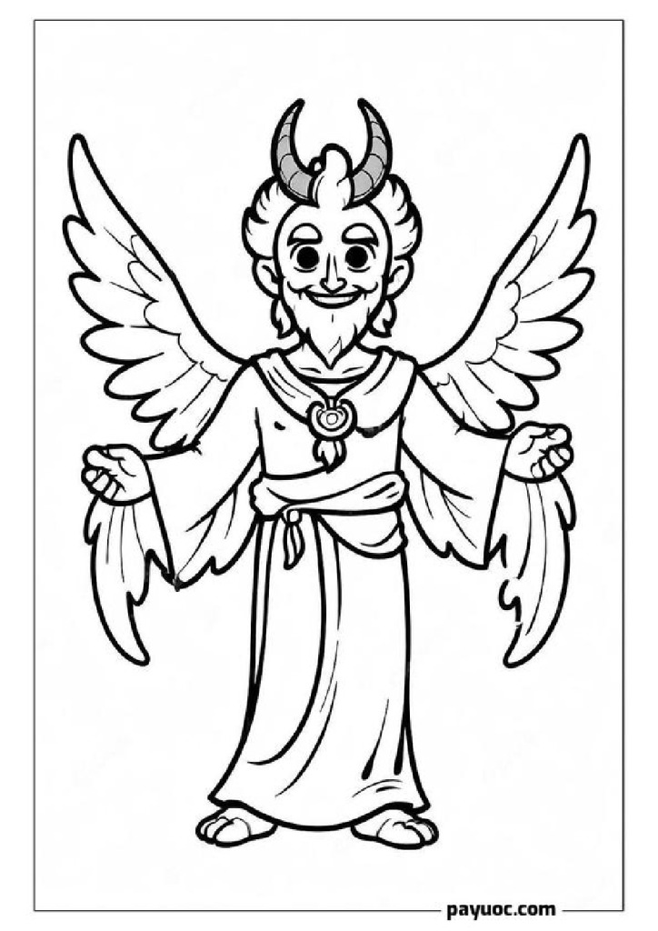 35+ Hades Coloring Pages for Kids (FREE PDFs)
