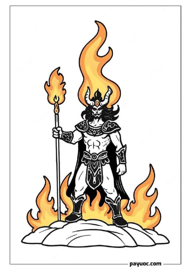 35+ Hades Coloring Pages for Kids (FREE PDFs)