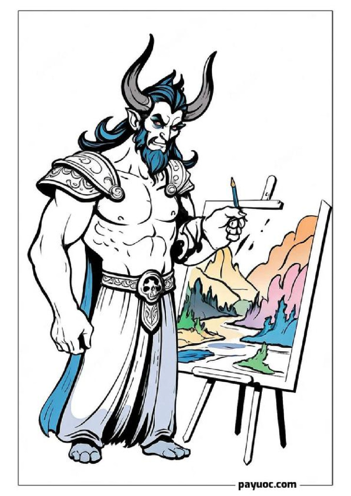 35+ Hades Coloring Pages for Kids (FREE PDFs)