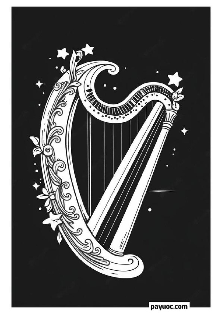 45+ Disney Magic Harp Coloring Pages (FREE PDFs)