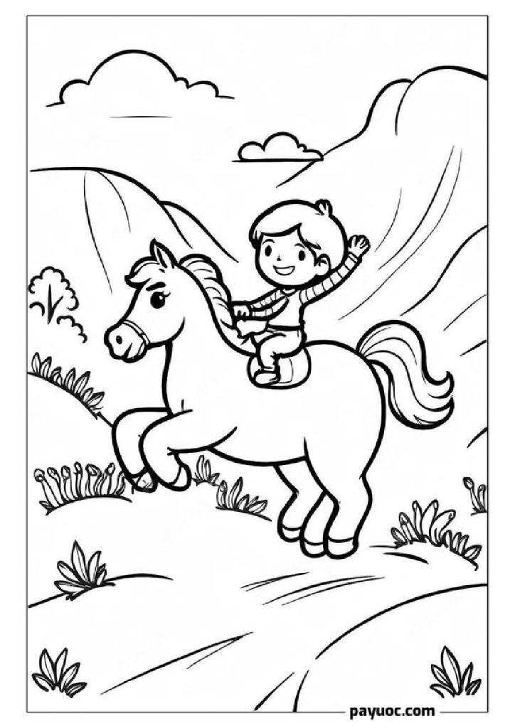 80+ Disney Horses Coloring Pages for Kids (FREE PDFs)