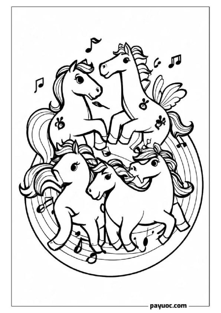 80+ Disney Horses Coloring Pages for Kids (FREE PDFs)
