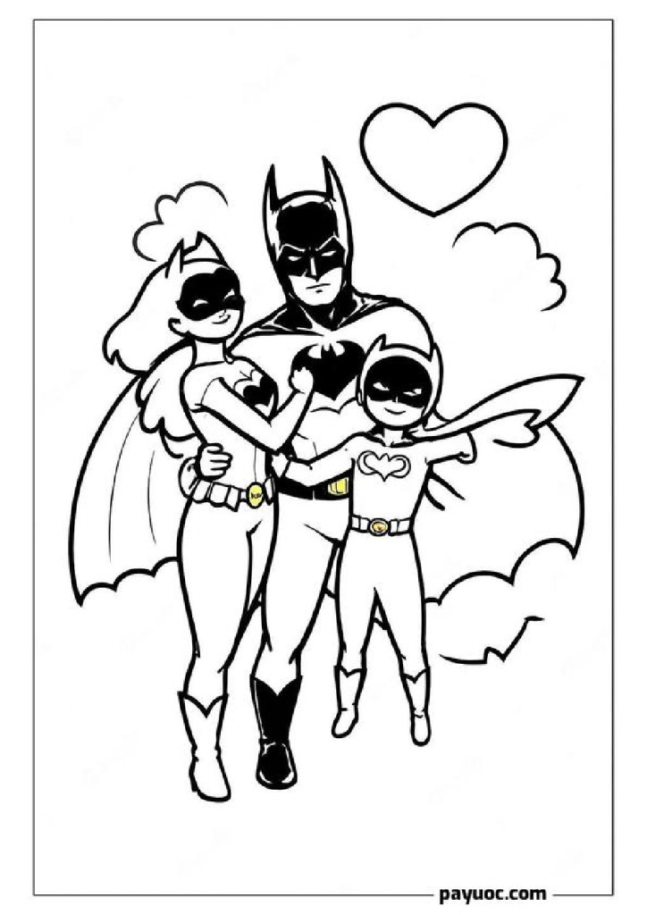 30+ Batman Valentine Coloring Pages (FREE PDFs)