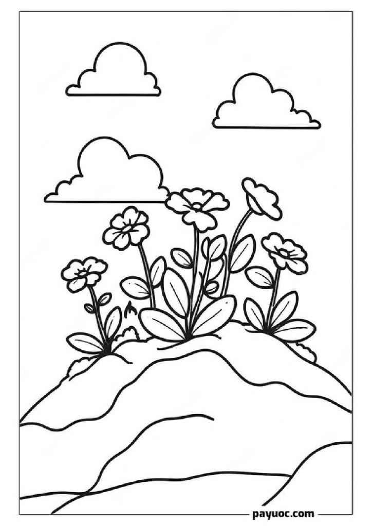 80+ Begonia Flower Coloring Pages (FREE PDFs)