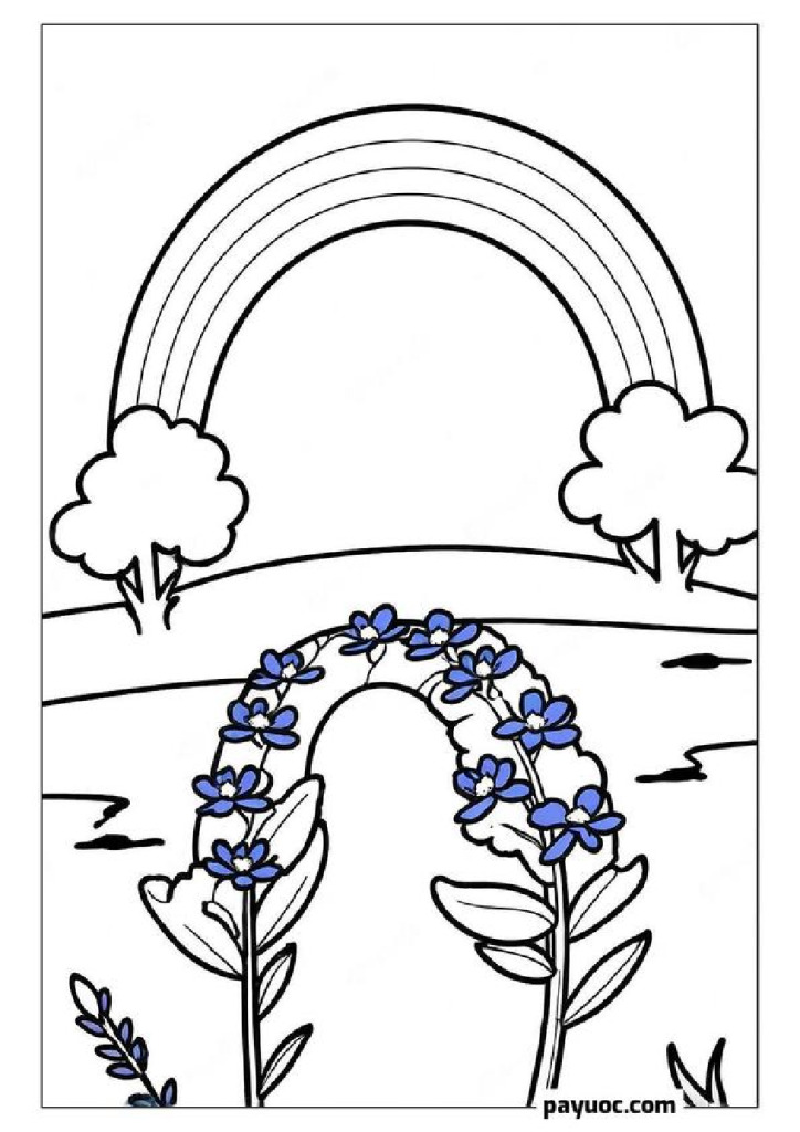 60+ Bluebonnet Flower Coloring Pages for Kids (FREE PDFs)