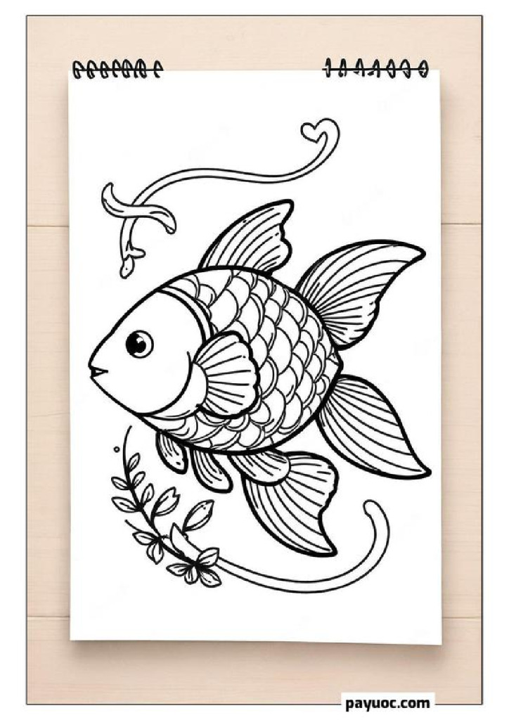 40+ Free Valentine Fish Coloring Pages (FREE PDFs)