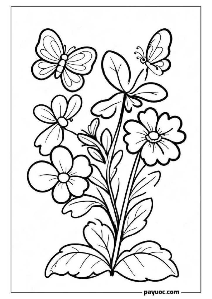80+ Begonia Flower Coloring Pages (FREE PDFs)