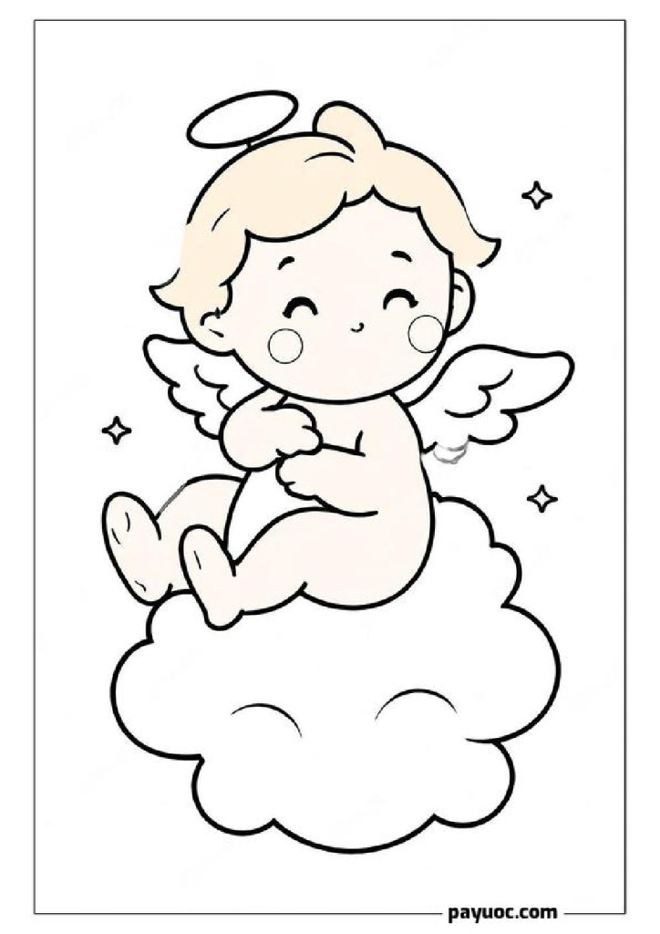 30+ Cupid Valentines Day Coloring Pages (FREE PDFs)