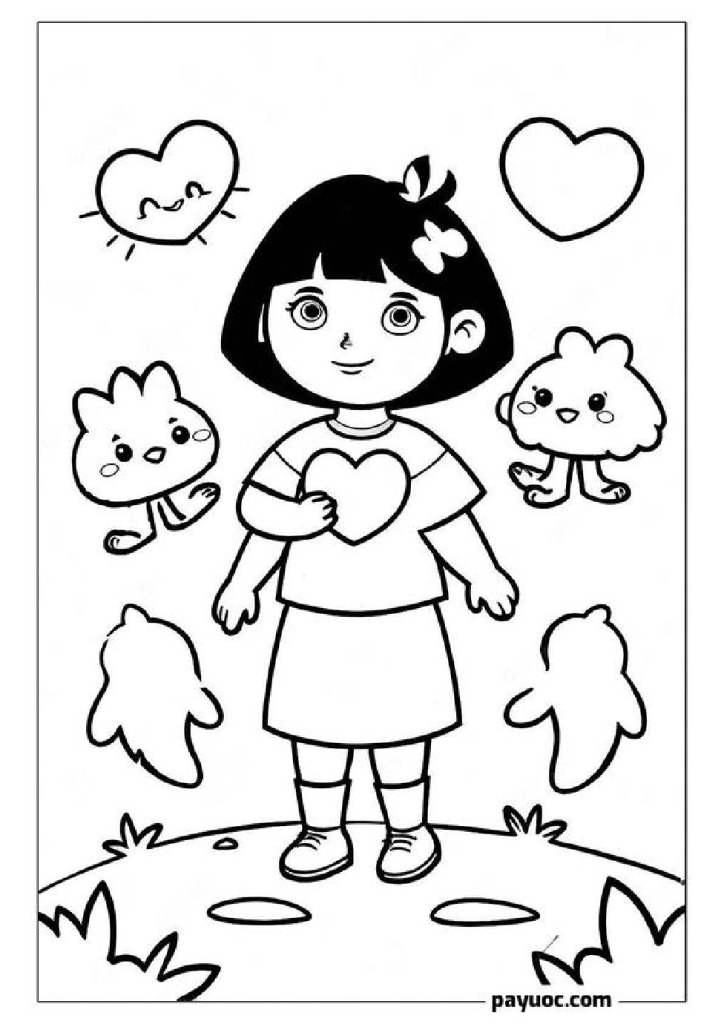 35+ Dora the Explorer Valentine's Day Coloring Pages (FREE PDFs)