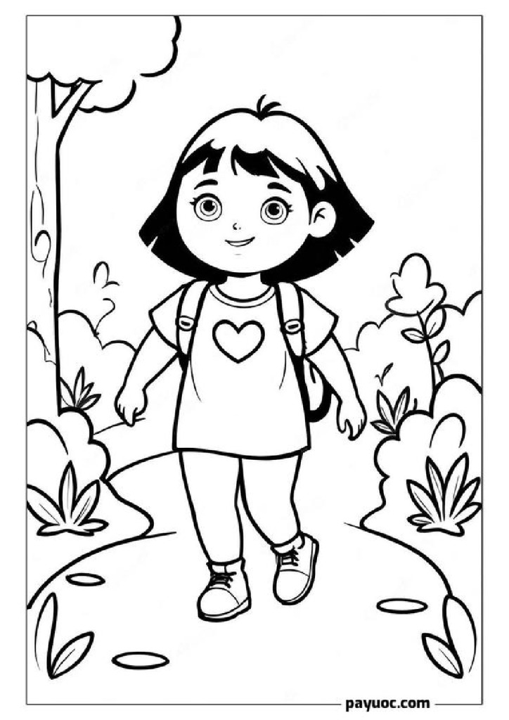 35+ Dora the Explorer Valentine's Day Coloring Pages (FREE PDFs)